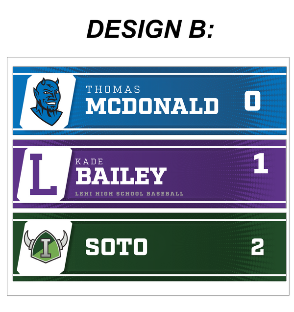 Locker Name Plates – Next Level Prints