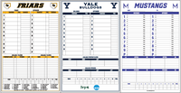 Custom Baseball Lineup Cards and Dugout Charts | Locker Name Plates ...