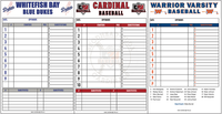 Custom Baseball Lineup Cards and Dugout Charts | Locker Name Plates ...